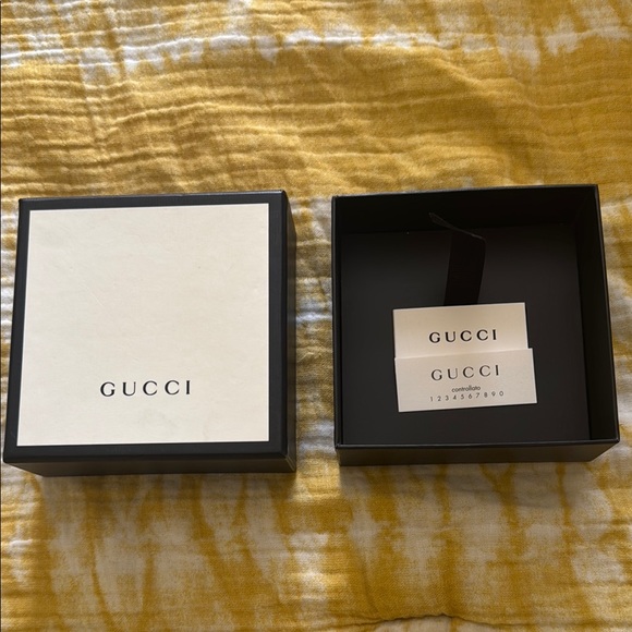 Gucci | Storage & Organization | New Gucci Black And Cream Gift Box ...